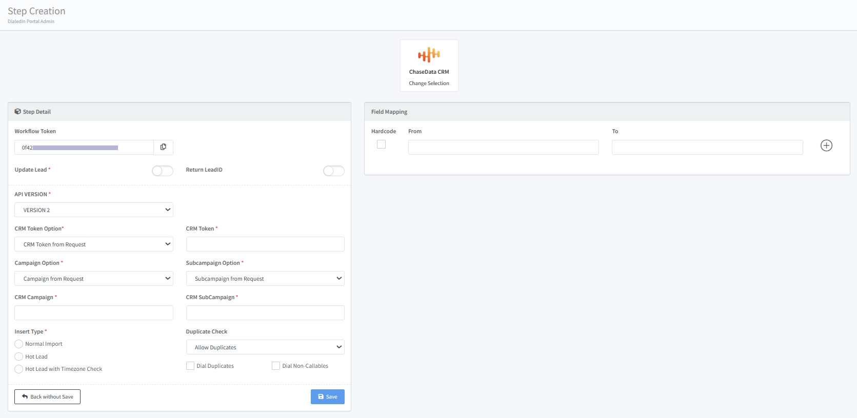 DialedIn - Integration Portal