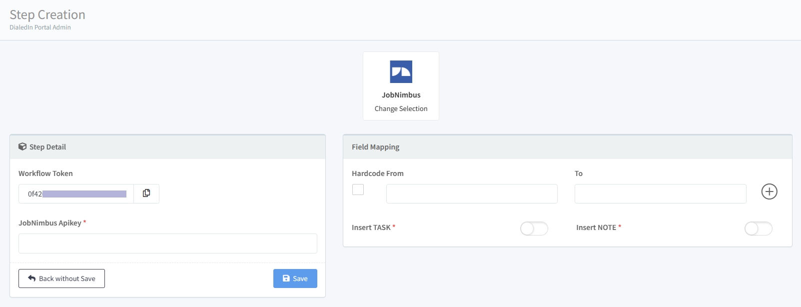 DialedIn - Integration Portal